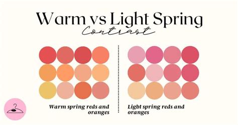 Warm Spring Vs Light Spring Key Differences My Eco Closet