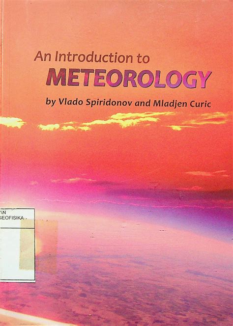 An Introduction To Meteorology Bmkg E Library