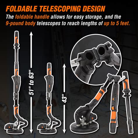 WEN Variable Speed Drywall Sander Max Speed OPM Amps Pad Diameter In Model