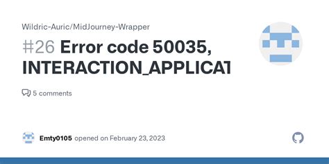 Error Code 50035 Interactionapplicationcommandinvalidversion