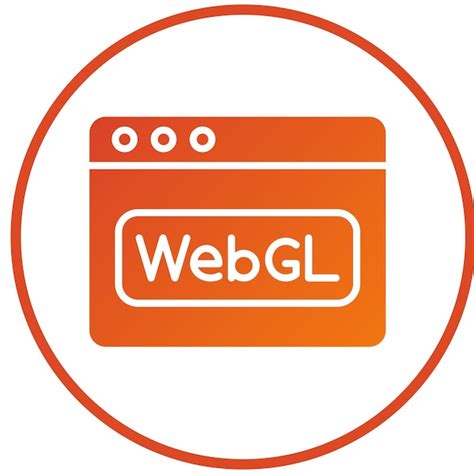 Premium Vector Webgl Icon Style