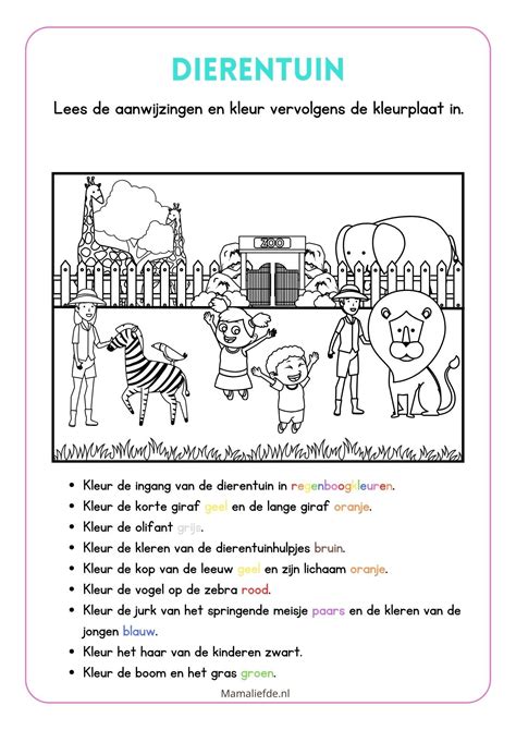 Werkbladen Voor Peuters Kleuters Mamaliefde Nl Artofit