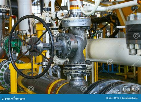 Valves Manual In The Process Production Process Used Manual Valve To Control The System Duplex