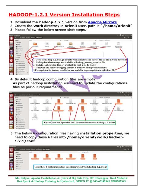 Hadoop 1x Installation Steps Pdf Apache Hadoop Computer Networking