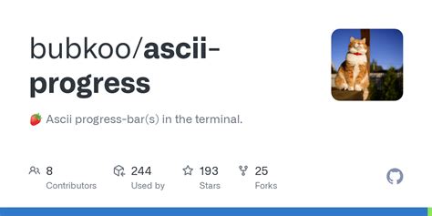 Github Bubkooascii Progress 🍓 Ascii Progress Bars In The Terminal