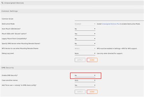 Unassigned Devices突然无法共享 Chinese 简体中文 Unraid