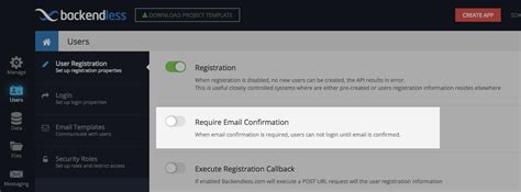 user registration backendless rest api documentation