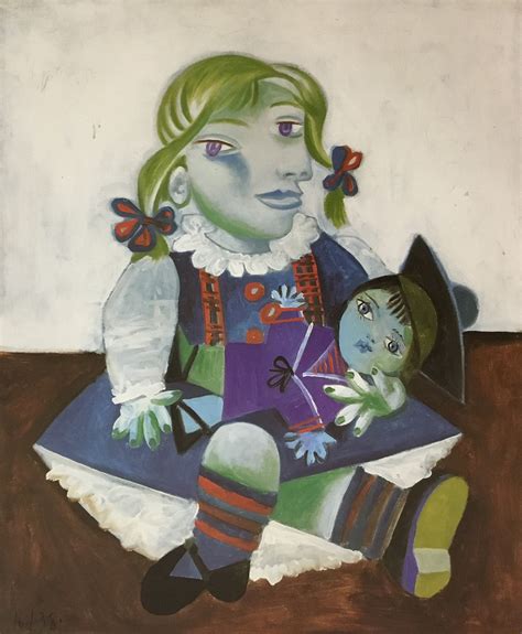 Maya Met Pop Pablo Picasso Pablo Picasso La Fille De L`artiste A