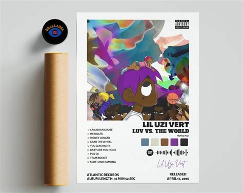 Lil Uzi Vert Lil Uzi Vert Vs The World Album Cover Poster Room