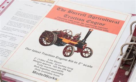 2 Inch Scale Burrell Agricultural Engine Stock Code 12078