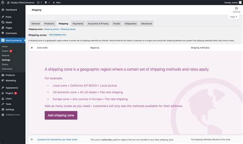 Woocommerce Shipping Zones What Are They And How To Set Them Up