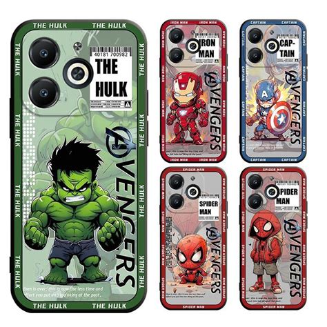 เคส Tecno Spark 20 Go 20c 8c 8t 8p 10 10c 8 7 6 2020 2022 2023 2024 Pop Proนิ่ม ลาย The Hulk