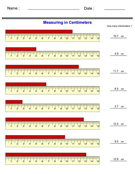 Measurement Worksheets