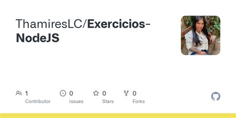 GitHub ThamiresLC Exercicios NodeJS