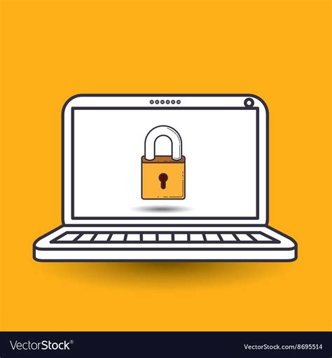 Flat Line Icon Design Royalty Free Vector Image