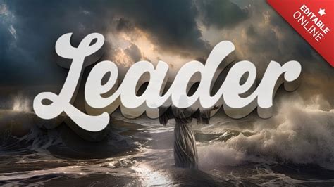 Leader Text Effect Generator