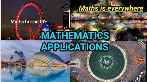 Applications Of Mathematics In Real Life Youtube
