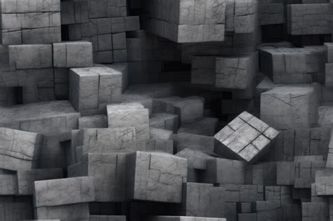 Premium Photo Cube Concrete Abstract Background 3d Render Image Seamless Pattern
