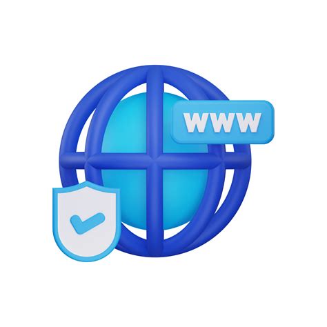 3d Internet Security Icon 10871649 Png