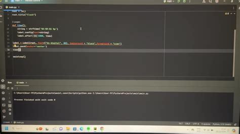 Avani A A On Linkedin Internpe Digitalclock Python