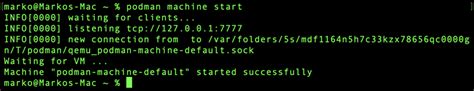 How To Install Podman On Macos Start And Test Containers