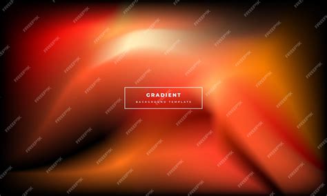 Premium Vector Dark Orange Gradient Mesh Background Template Copy Space Fluid Colour Backdrop