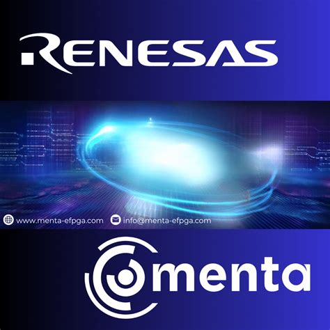 Menta Licenses Menta Embedded Fpga Programmable Ip To Renesas For Its Forgefpga Product Line Menta