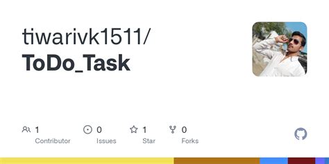 GitHub Tiwarivk ToDo Task
