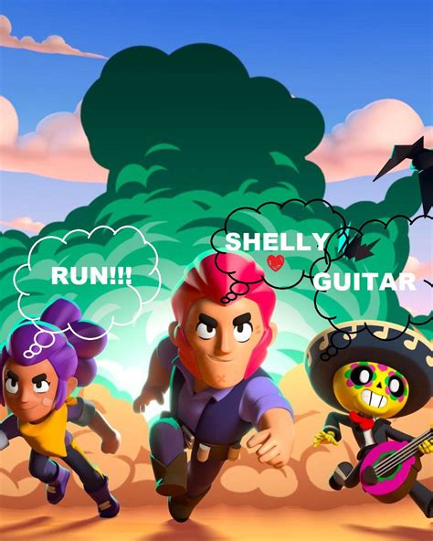 Shelly Colt Poco Thought R Brawlstars