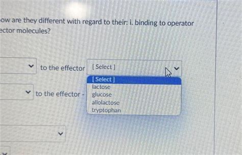 Solved 2 Trp Repressor Binds To The Operator Iii