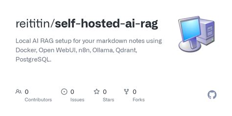 Github Reititinself Hosted Ai Rag Local Ai Rag Setup For Your