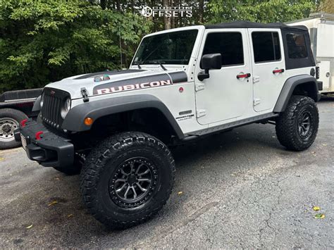 2018 Jeep Wrangler Jk With 17x9 12 Tis 556ab And 35125r17 Bfgoodrich