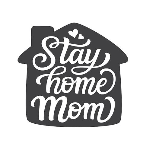Premium Vector Stay Home Mom