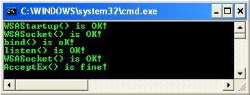 The Overlapped I O Model With Callback Routines Using Windows AcceptEx