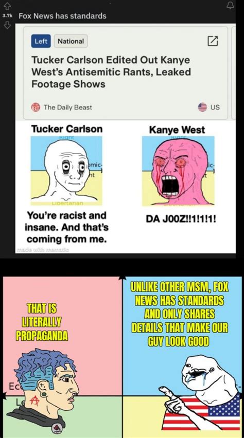 Fox News Has Standards Rpoliticalcompassmemes Political Compass