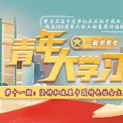 青年大学习：坚持和发展中国特色社会主义团干物质文明深圳