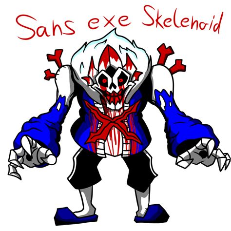 Sans Exe Skelenoid Nitzsche Fanart By Colorartandbolb On Deviantart