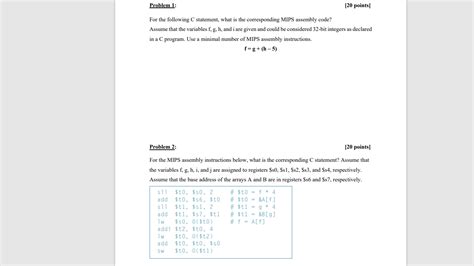 Solved For The Following C Statement What Is The