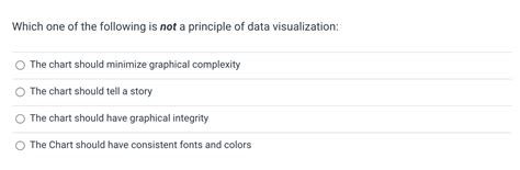 Solved Which One Of The Following Is Not A Principle Of Data