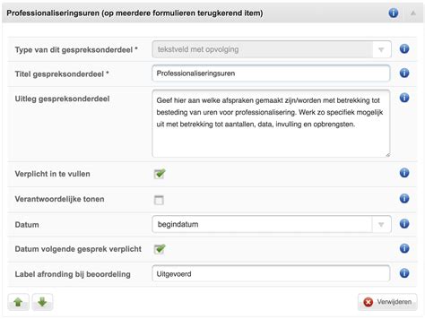 Gespreksonderdelen Digitale Gesprekscyclus