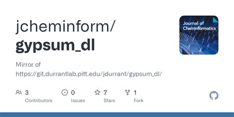 Gypsumdlrungypsumdlpy At Master · Jcheminformgypsumdl · Github