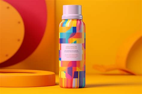 Reusable Container Mockup Design Premium Ai Generated Image