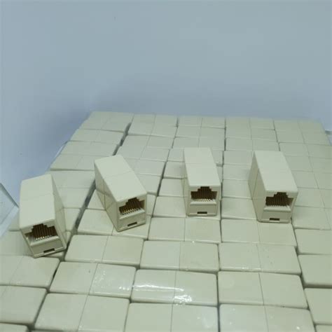 Jual Conector Barel Konektor Barrel RJ Sambungan UTP Lan RJ Kota Malang Pcom Malang