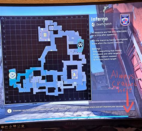 cs keeps crashing when loading into a match game has never done this