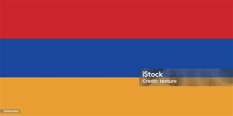 아르메니아 국기입니다 표준 크기 공식 비율입니다 직사각형 플래그입니다 표준 색상 플래그 아이콘입니다 디지털 일러스트레이션 컴퓨터 일러스트레이션 벡터 일러스트 레이 션입니다