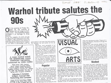 The Exploding Plastic Inevitable Musician Michael Bouwman The