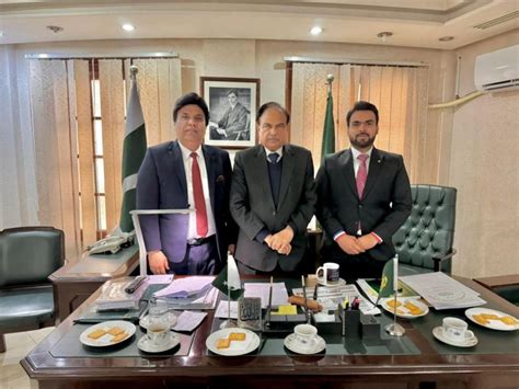 Liaqat Ali On Linkedin Meeting With Election Commission Official Kanwar Dilshad At His Office