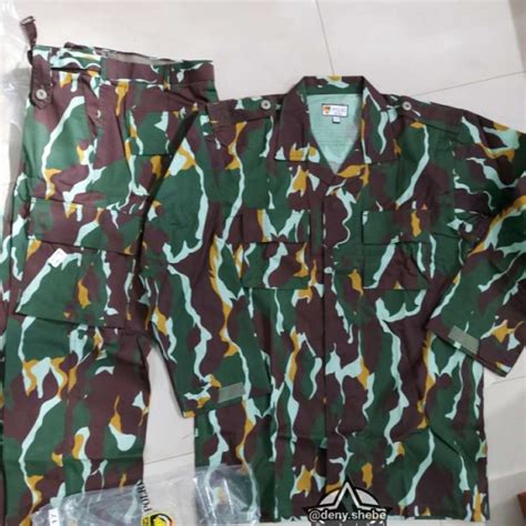 Jual Baju Pdl Loreng Brimob Jatah Original 35 15 Di Seller Aghanim Cengkareng Timur Kota