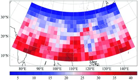 Monthly Mean Sampling Density Unit Number Of Samples Of Cosmic 2 Dry