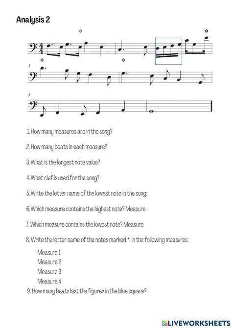 song analysis worksheet worksheets library